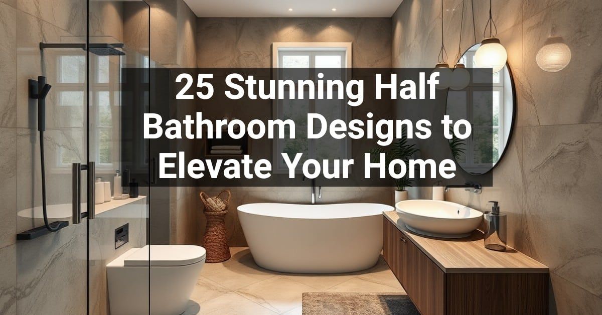 25+ Stunning Half Bathroom Designs to Elevate Your Home – Engineers and ...