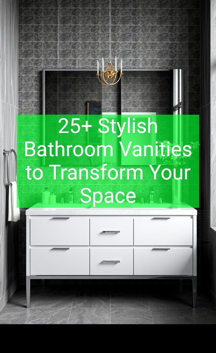 25+ Stylish Bathroom Vanities to Transform Your Space – Engineers and ...