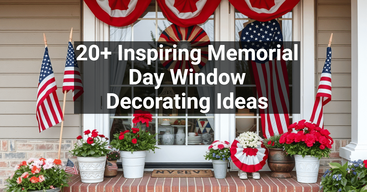 20+ Inspiring Memorial Day Window Decorating Ideas – Engineers and ...