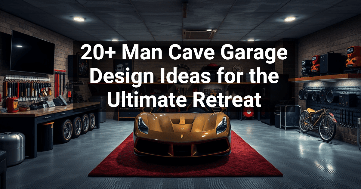 20+ Man Cave Garage Design Ideas for the Ultimate Retreat – Engineers ...