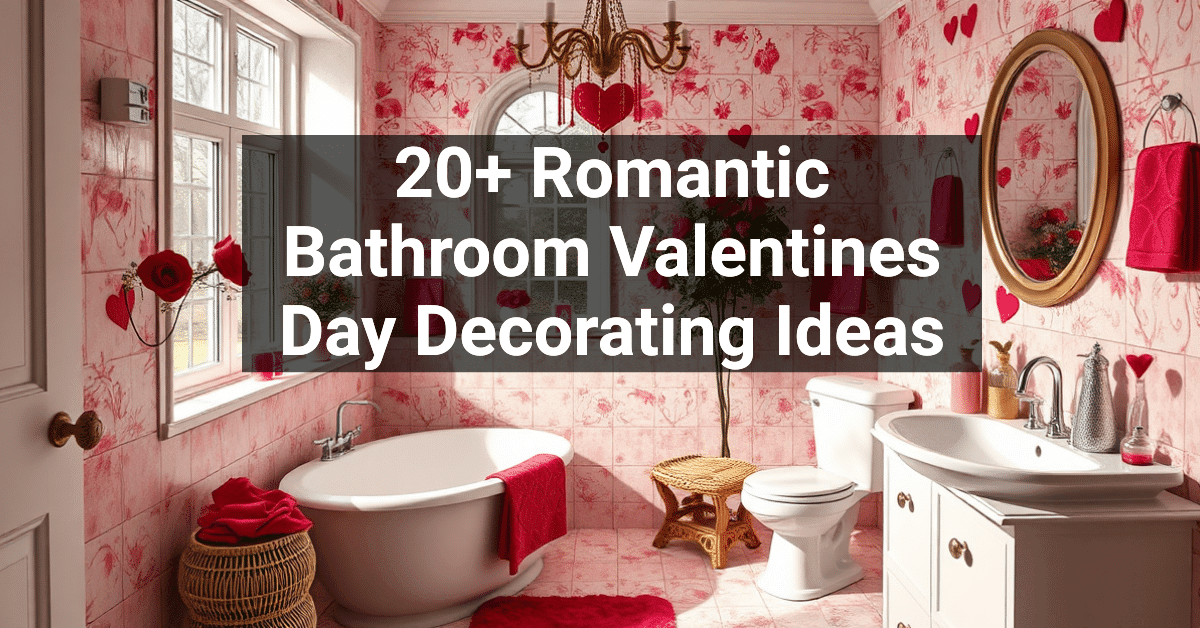 20+ Romantic Bathroom Valentines Day Decorating Ideas – Engineers and ...
