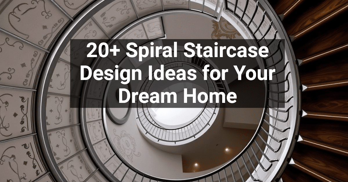 20+ Spiral Staircase Design Ideas for Your Dream Home – Engineers and ...