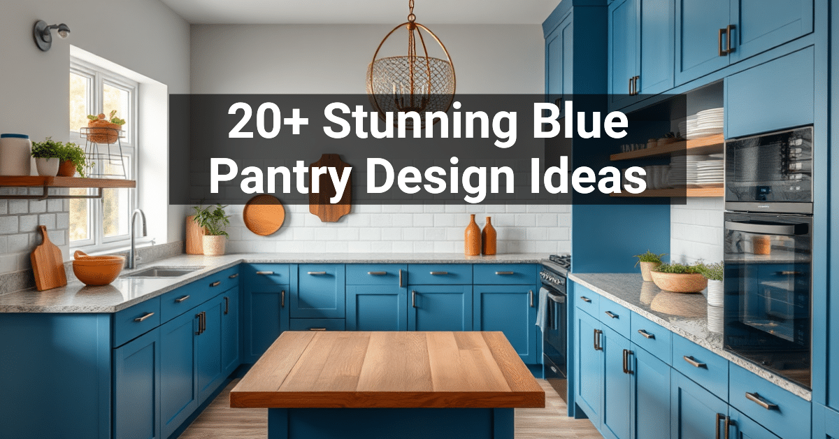 20+ Stunning Blue Pantry Design Ideas – Engineers and Architects of America