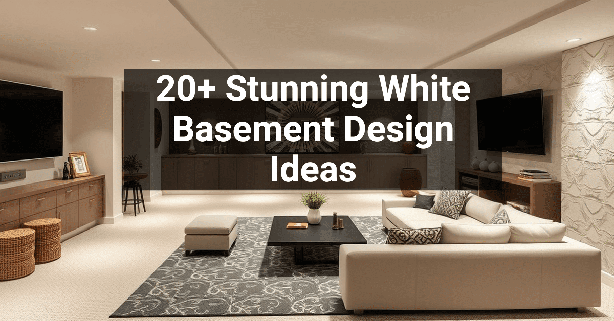 20+ Stunning White Basement Design Ideas – Engineers and Architects of ...