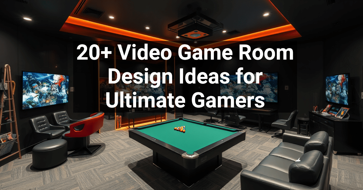20+ Video Game Room Design Ideas for Ultimate Gamers – Engineers and ...