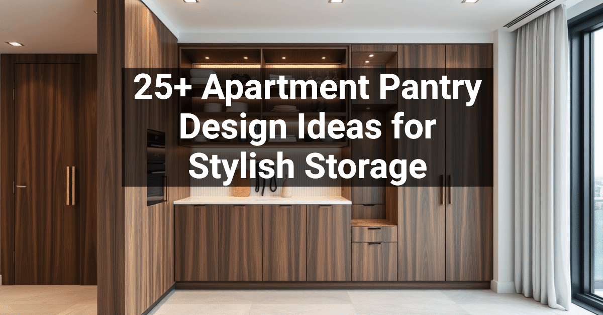 25+ Apartment Pantry Design Ideas for Stylish Storage – Engineers and ...
