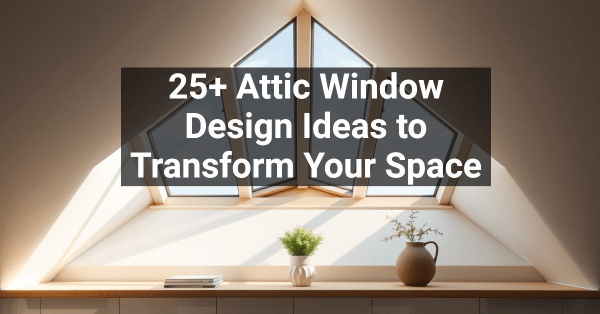 25+ Attic Window Design Ideas to Transform Your Space – Engineers and ...