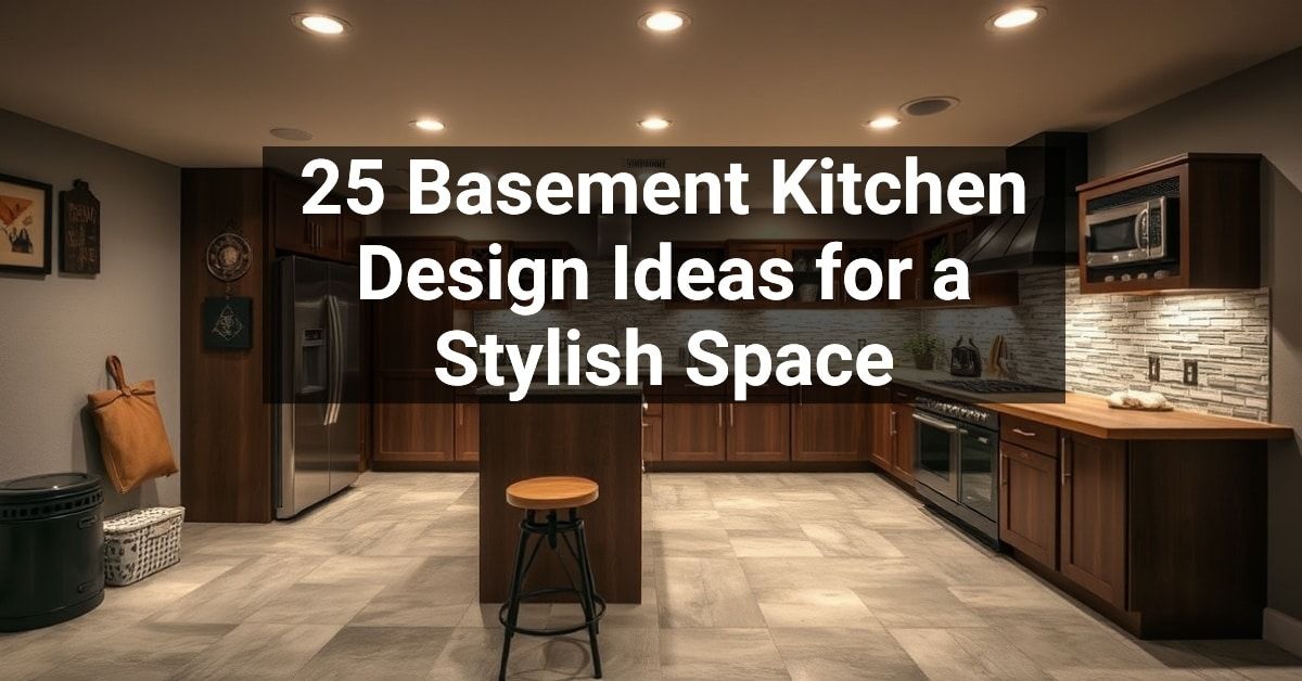 25+ Basement Kitchen Design Ideas for a Stylish Space – Engineers and Architects of America