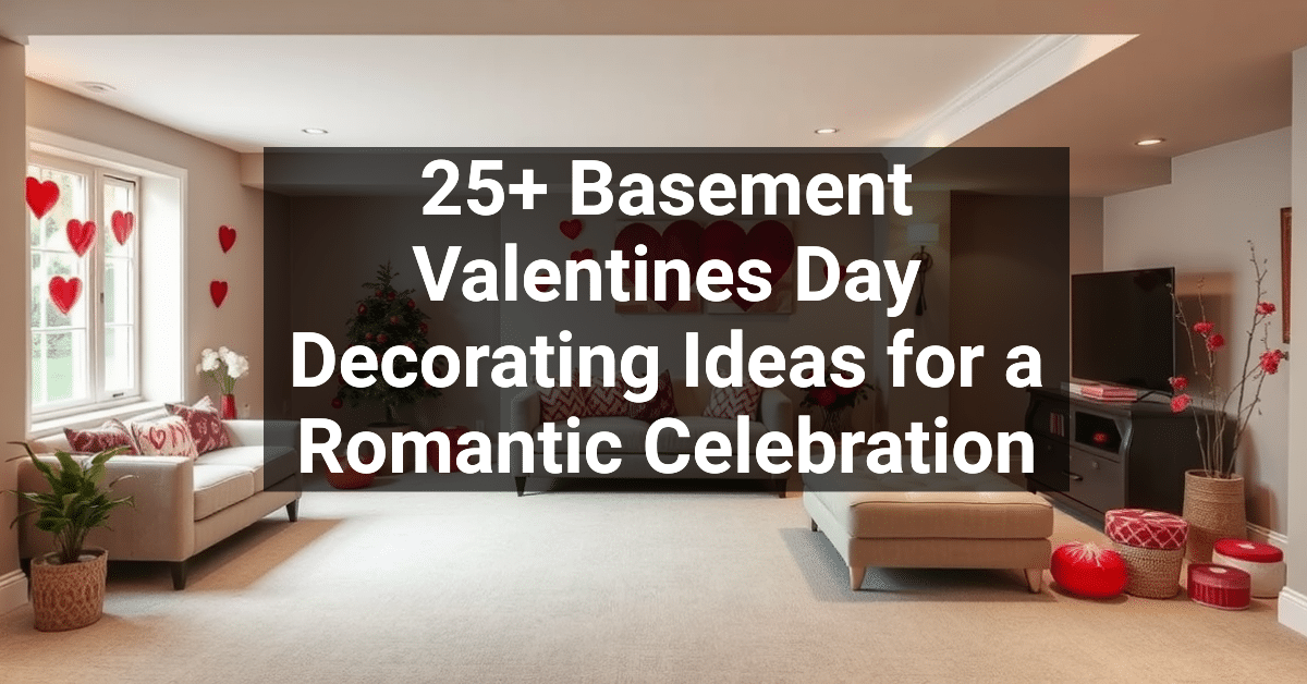 25+ Basement Valentines Day Decorating Ideas for a Romantic Celebration – Engineers and ...