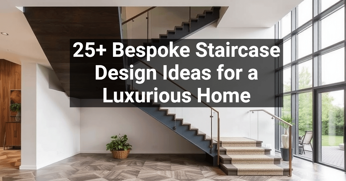 25+ Bespoke Staircase Design Ideas for a Luxurious Home – Engineers and ...
