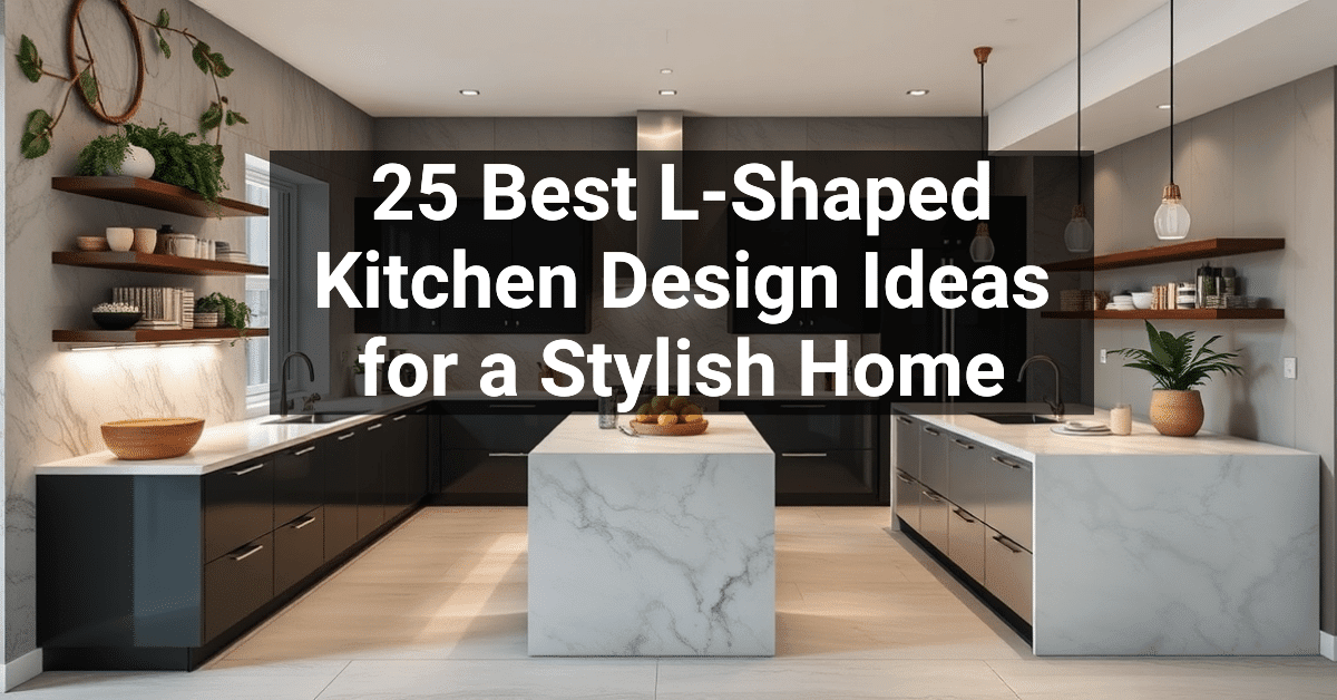 25+ Best L-Shaped Kitchen Design Ideas for a Stylish Home – Engineers ...