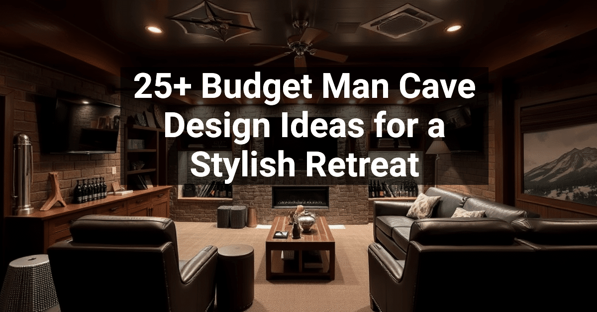 25+ Budget Man Cave Design Ideas for a Stylish Retreat – Engineers and ...