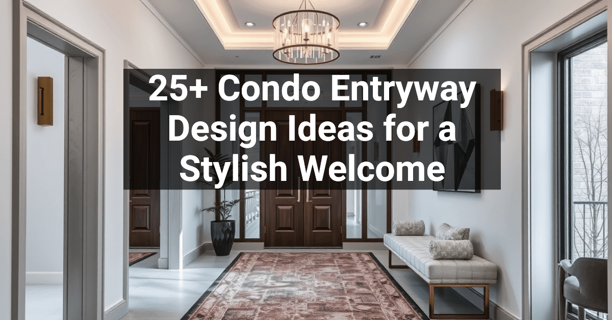 25+ Condo Entryway Design Ideas for a Stylish Welcome – Engineers and ...