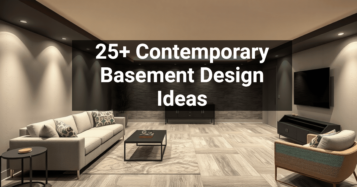 25+ Contemporary Basement Design Ideas – Engineers and Architects of ...