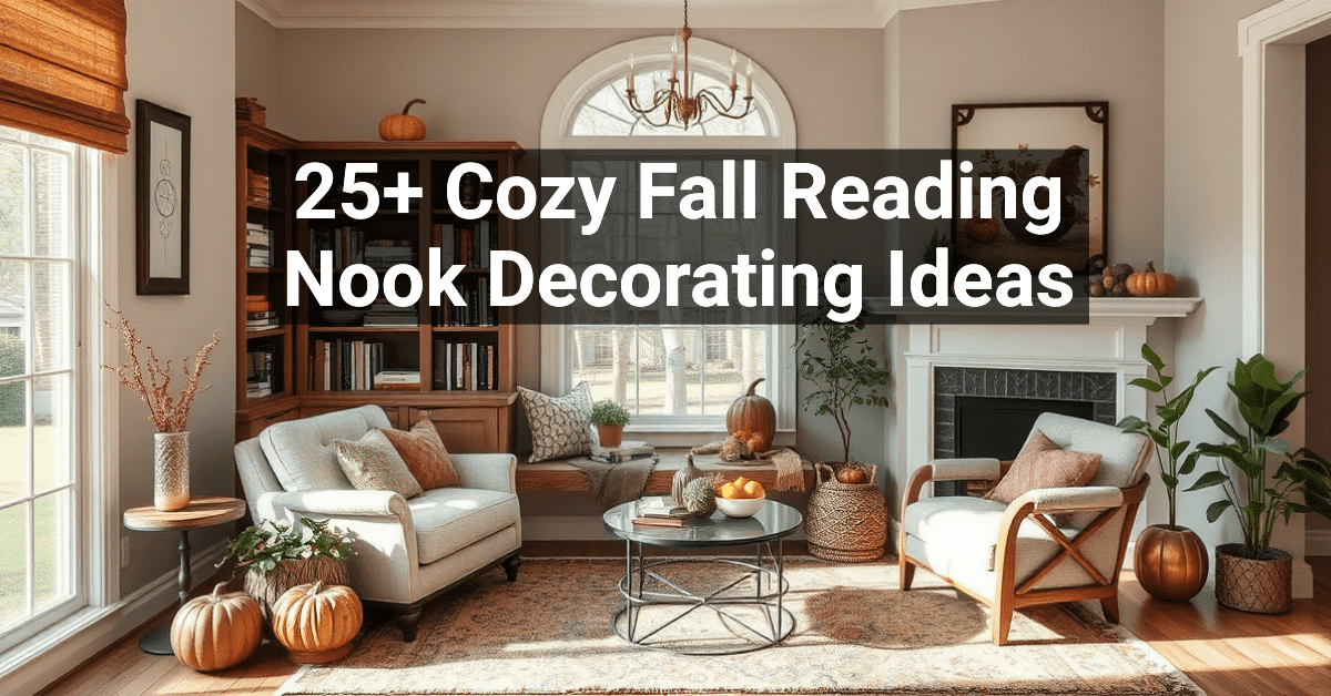 25+ Cozy Fall Reading Nook Decorating Ideas – Engineers and Architects ...