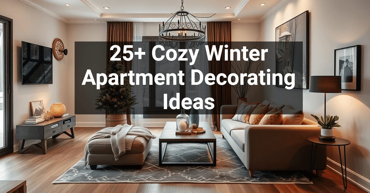 25+ Cozy Winter Apartment Decorating Ideas – Engineers and Architects ...