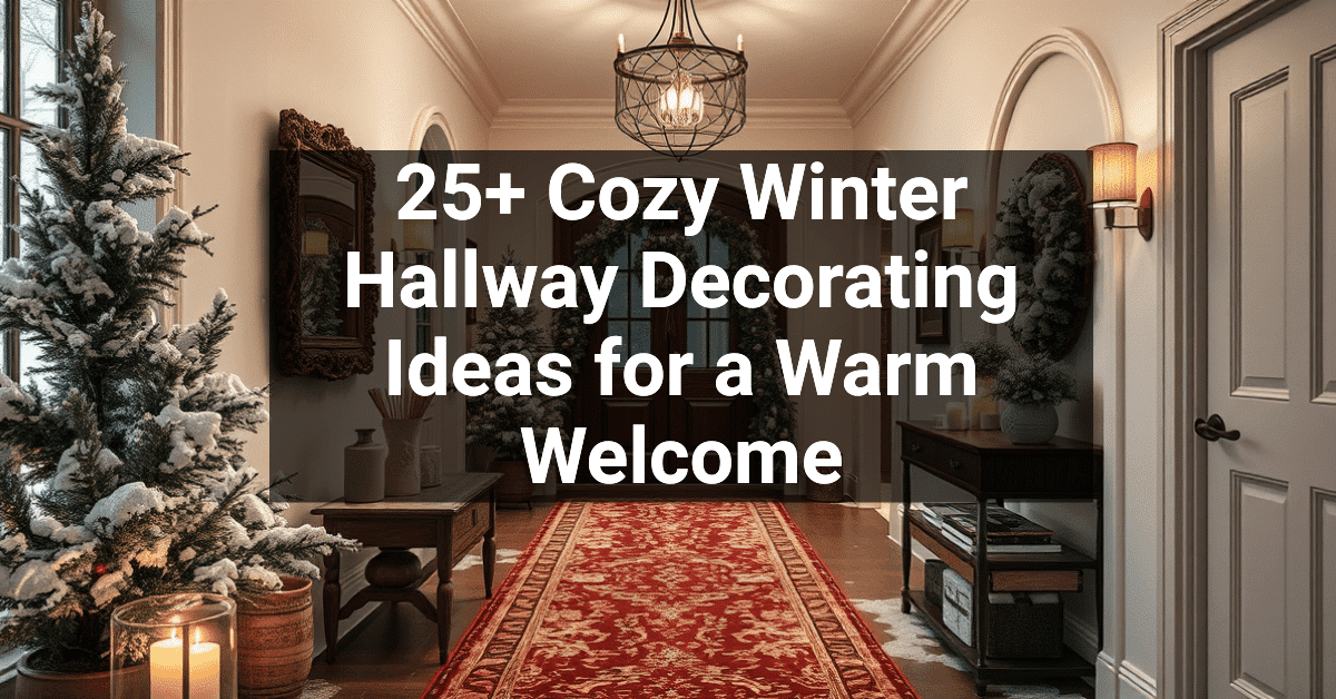 25+ Cozy Winter Hallway Decorating Ideas for a Warm Welcome – Engineers ...