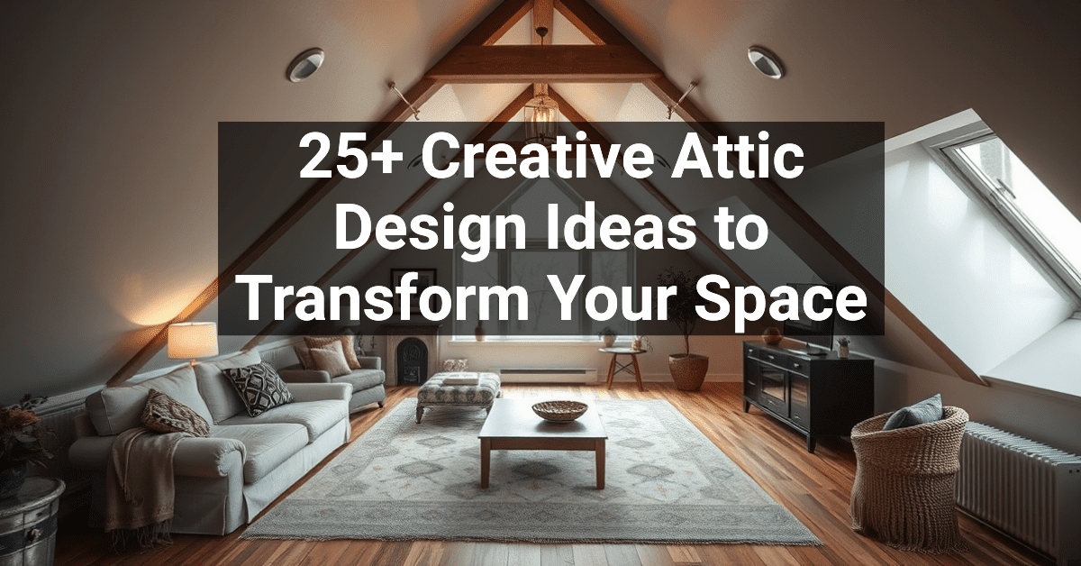 25+ Creative Attic Design Ideas to Transform Your Space – Engineers and ...