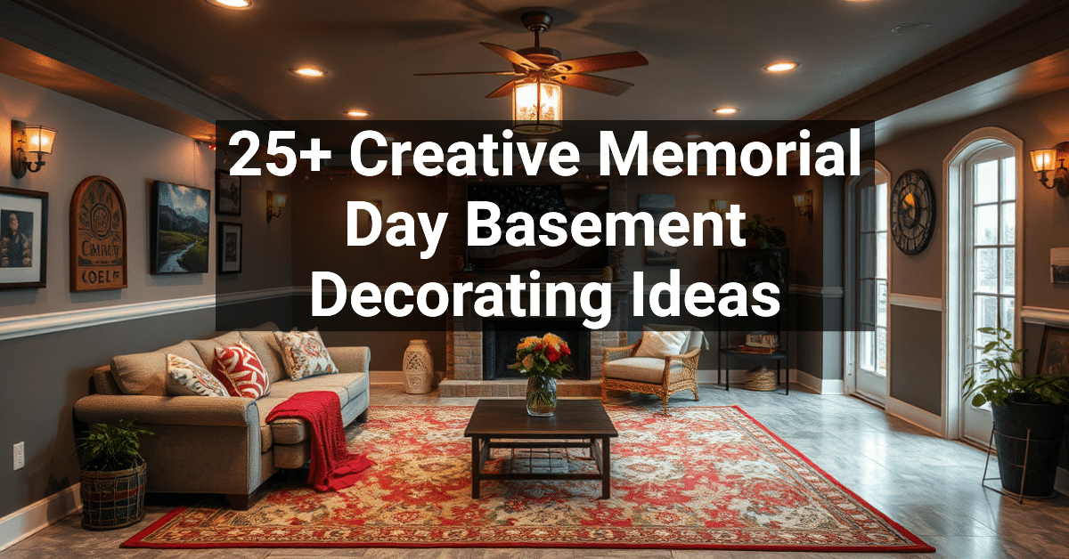 25+ Creative Memorial Day Basement Decorating Ideas – Engineers and ...