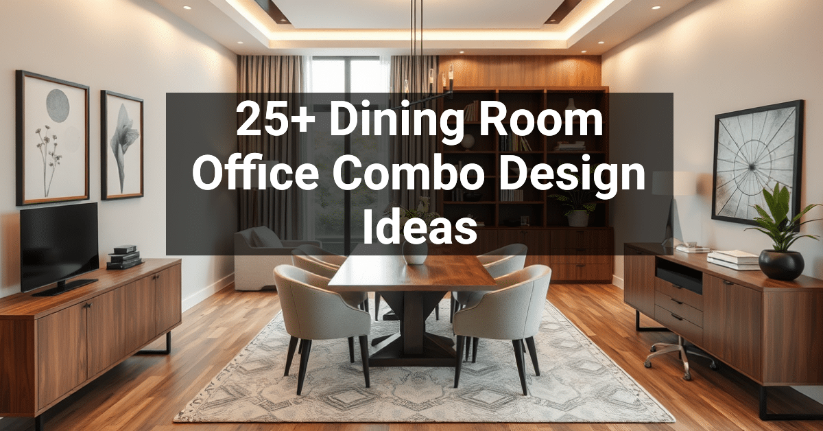 25+ Dining Room Office Combo Design Ideas – Engineers and Architects of America