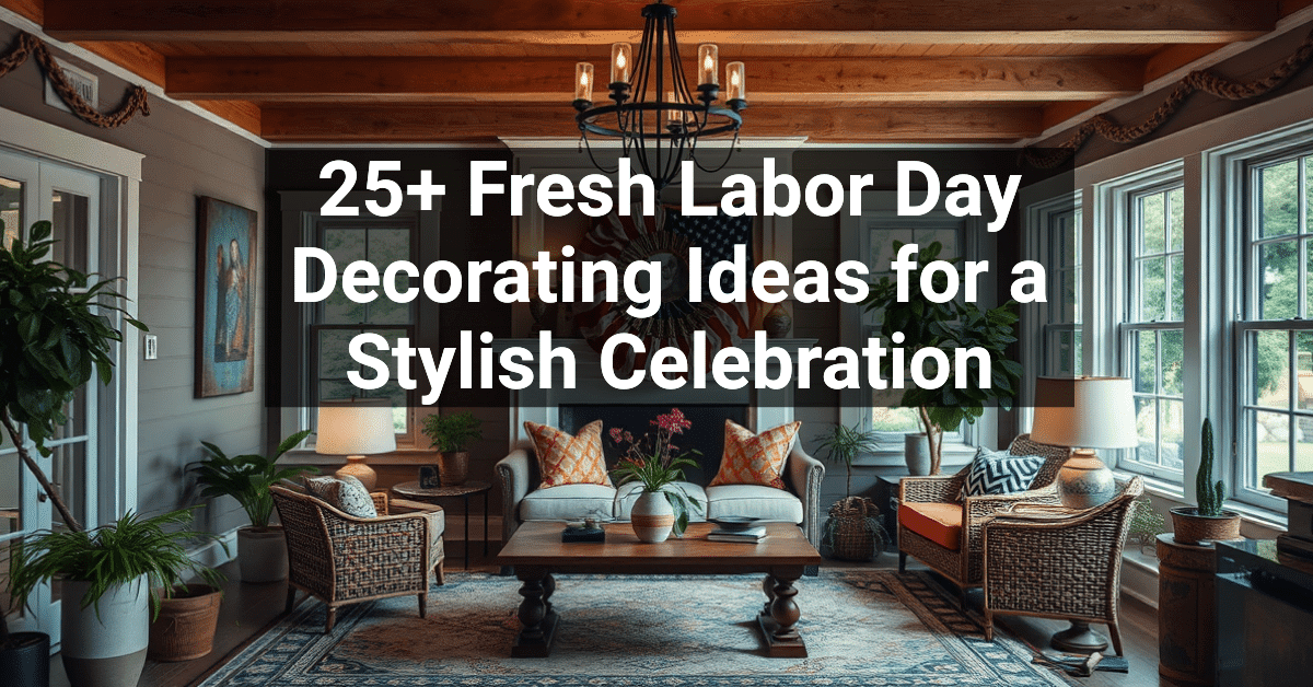 25+ Fresh Labor Day Decorating Ideas for a Stylish Celebration ...