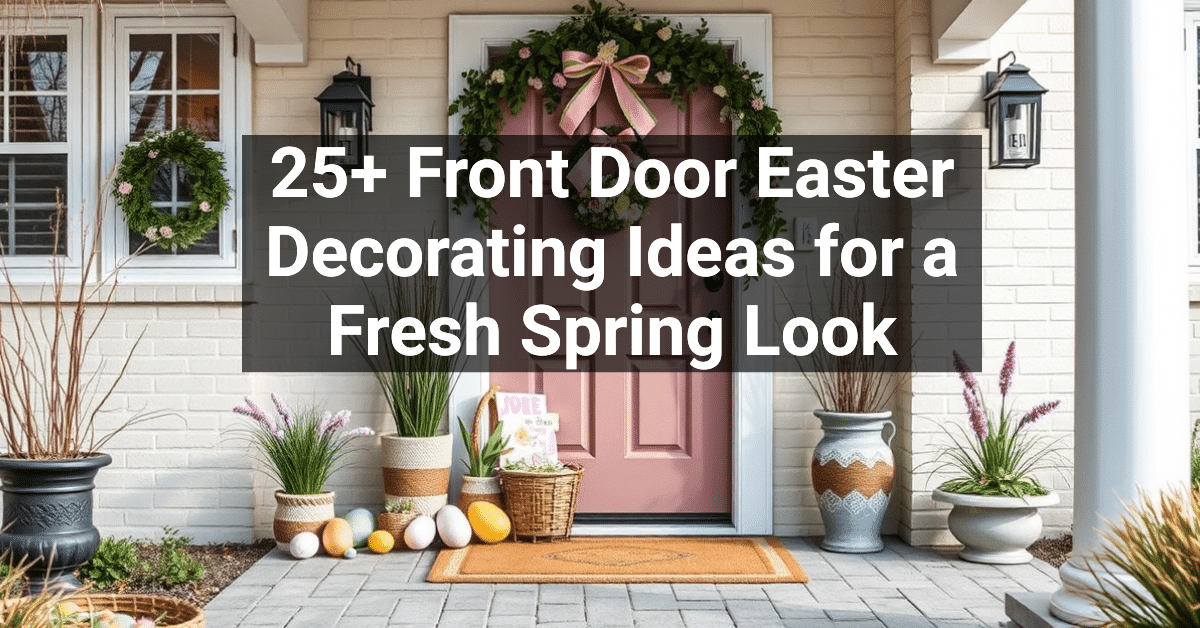 25+ Front Door Easter Decorating Ideas for a Fresh Spring Look ...