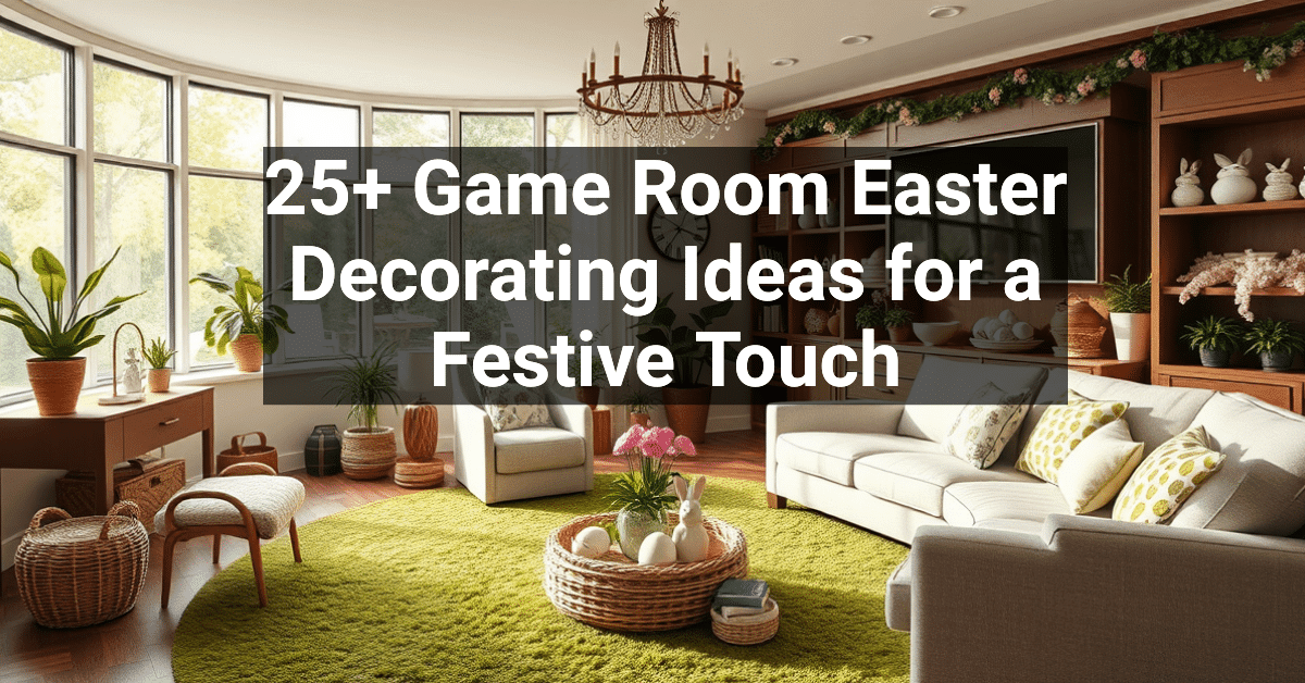 25+ Game Room Easter Decorating Ideas for a Festive Touch – Engineers ...