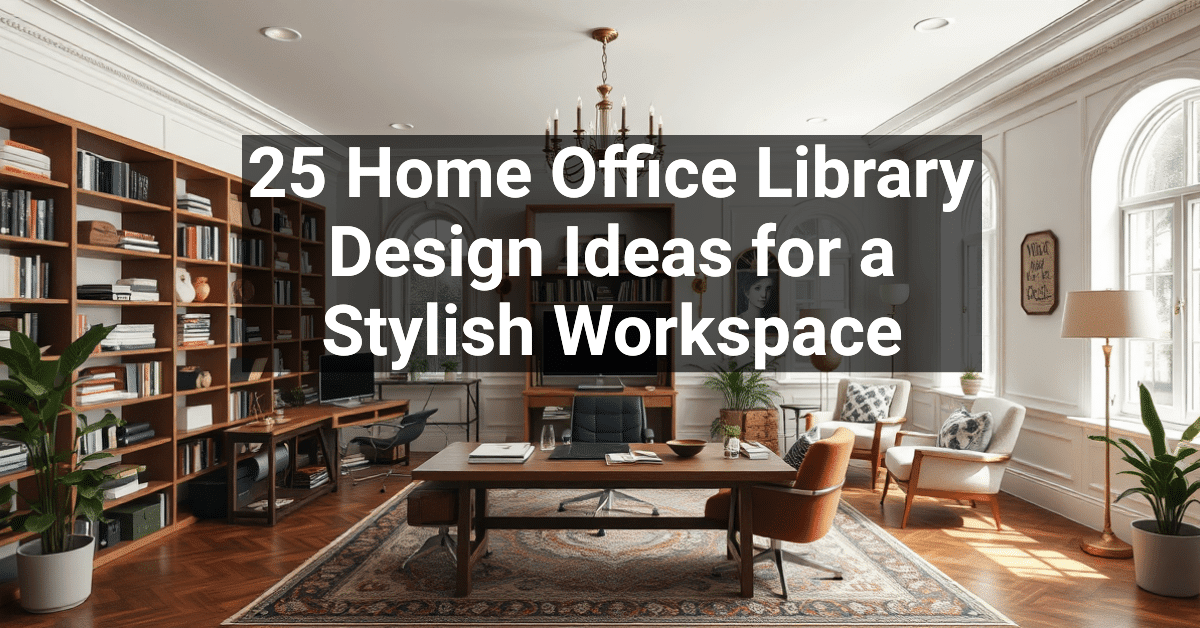 25+ Home Office Library Design Ideas for a Stylish Workspace – Engineers and Architects of America
