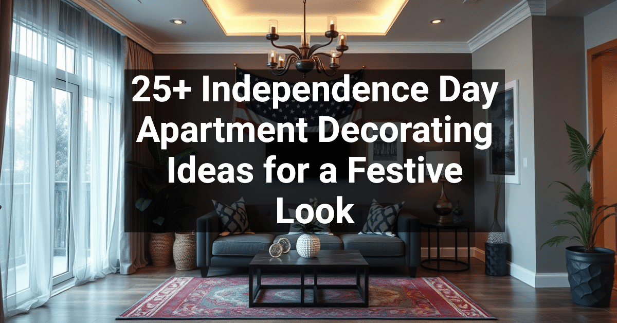 25+ Independence Day Apartment Decorating Ideas for a Festive Look ...
