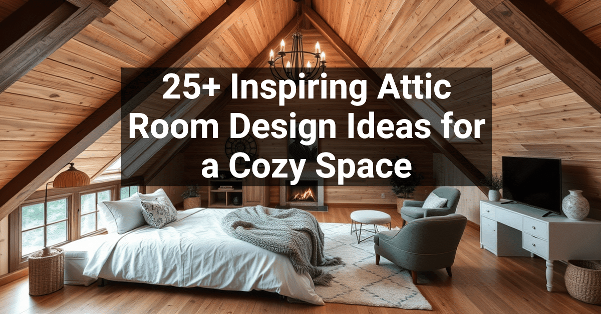 25+ Inspiring Attic Room Design Ideas for a Cozy Space – Engineers and ...