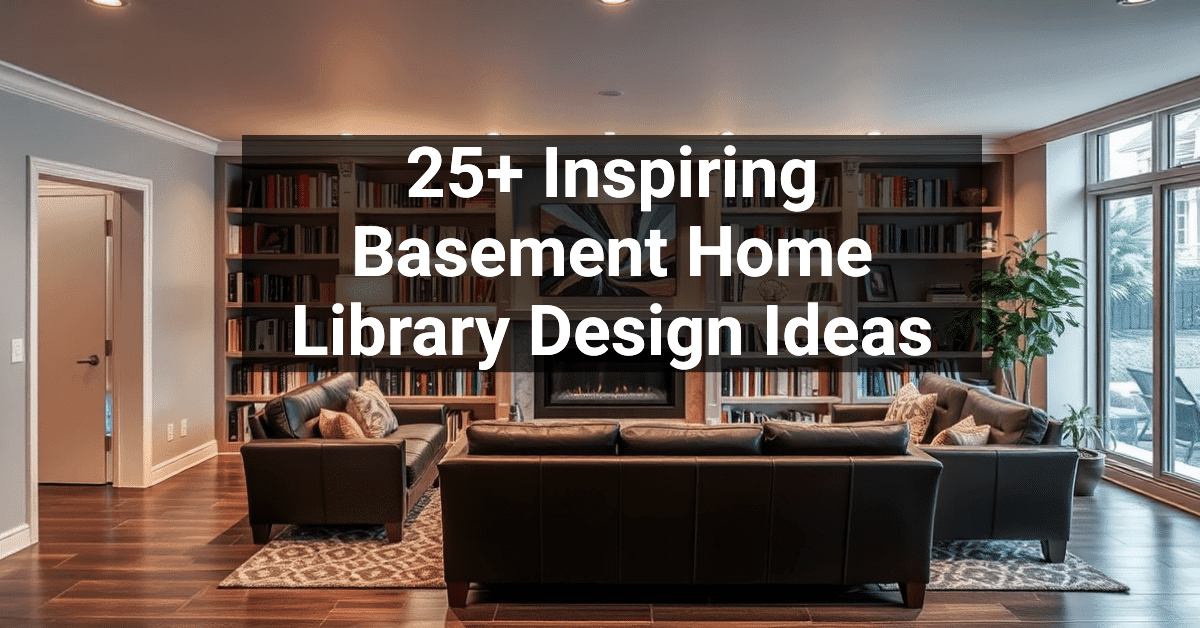 25+ Inspiring Basement Home Library Design Ideas – Engineers and ...