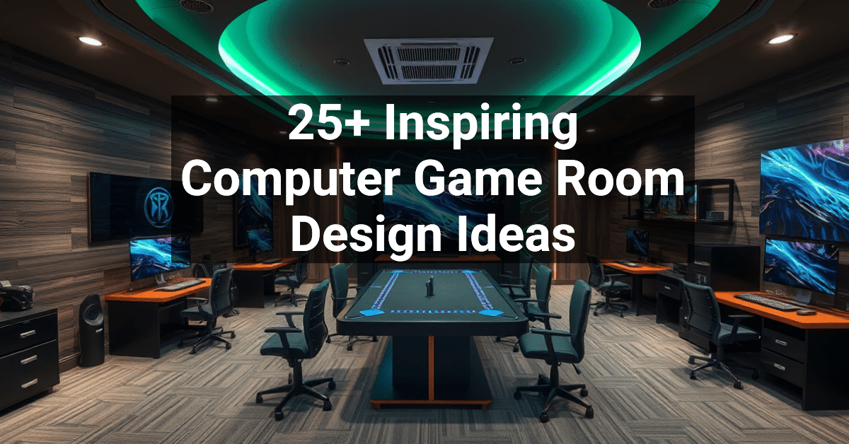 25+ Inspiring Computer Game Room Design Ideas – Engineers and ...