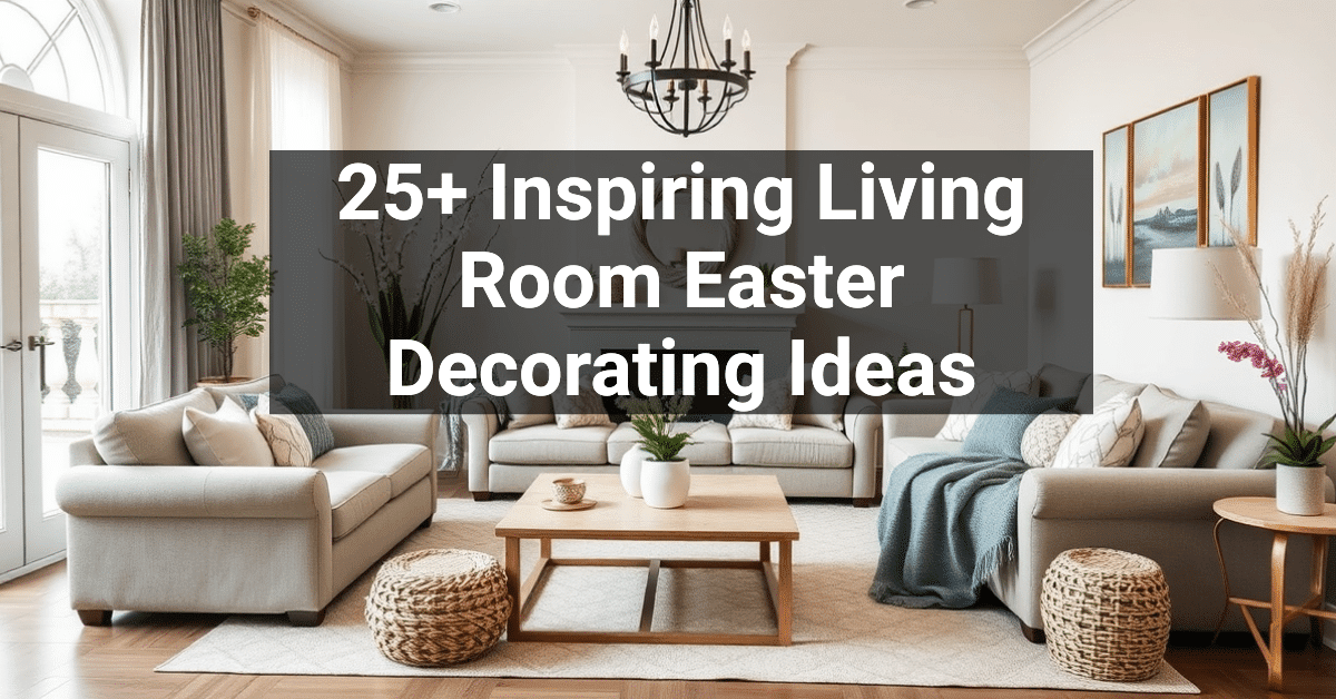 25+ Inspiring Living Room Easter Decorating Ideas – Engineers and ...