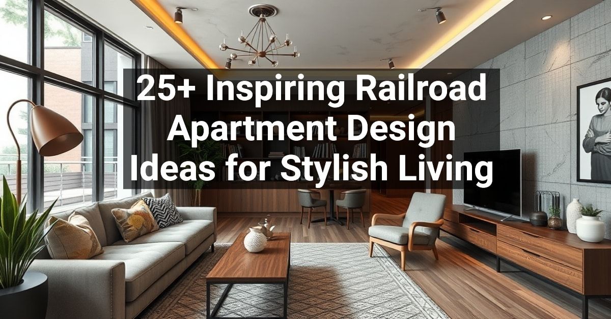 25+ Inspiring Railroad Apartment Design Ideas for Stylish Living ...