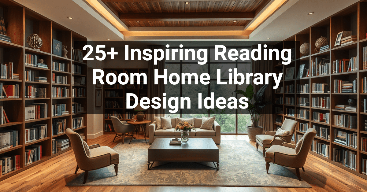 25+ Inspiring Reading Room Home Library Design Ideas – Engineers and ...