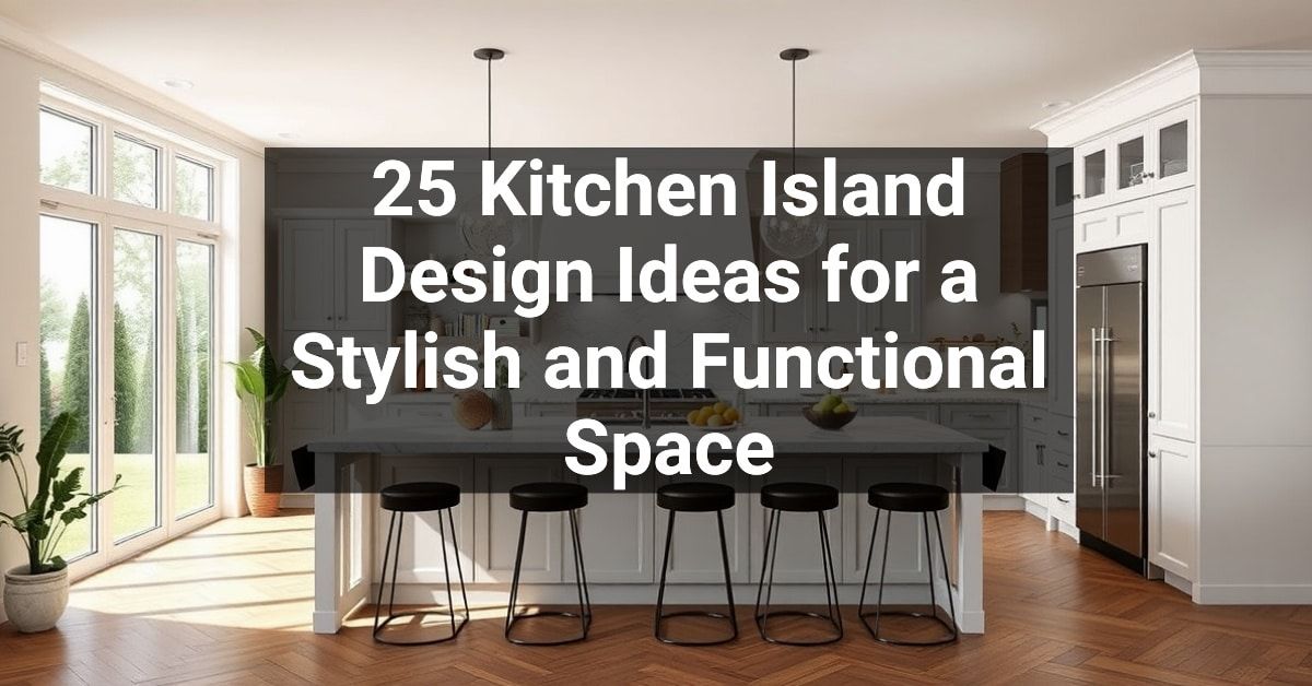 25+ Kitchen Island Design Ideas for a Stylish and Functional Space ...