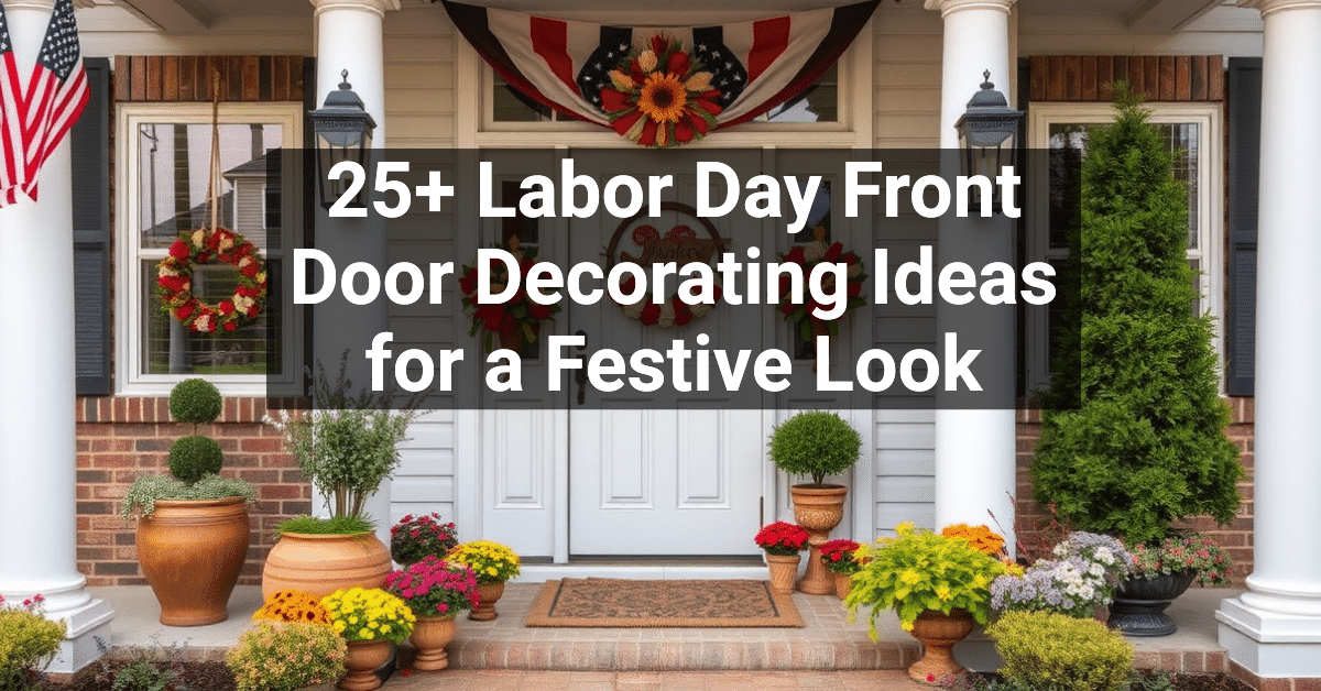 25+ Labor Day Front Door Decorating Ideas for a Festive Look ...