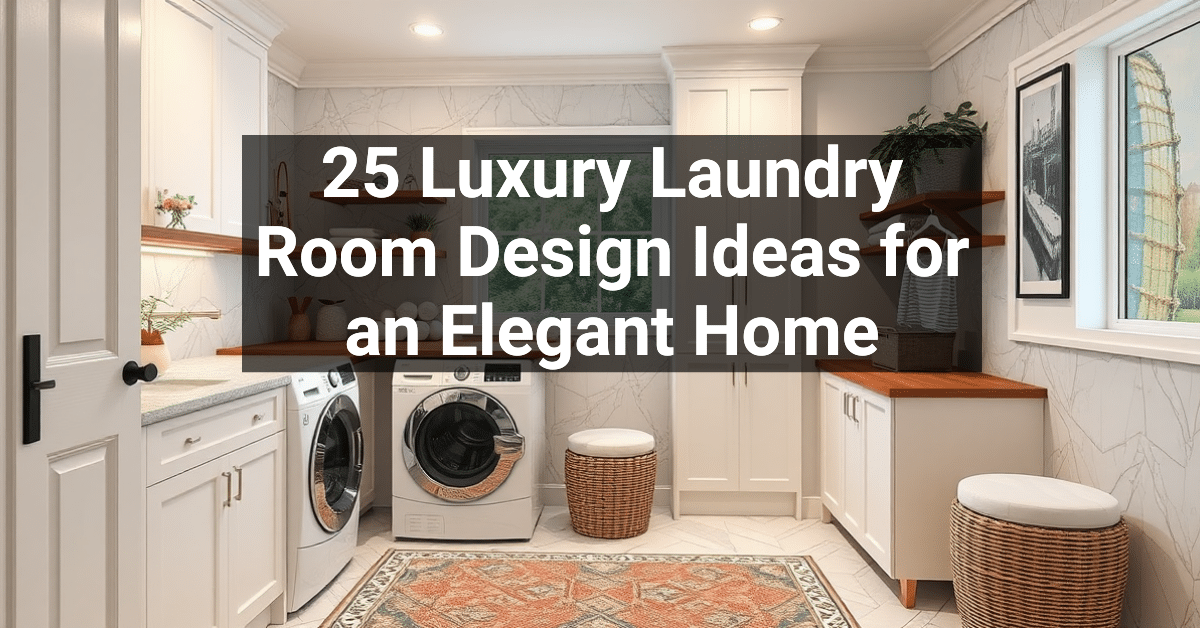 25+ Luxury Laundry Room Design Ideas for an Elegant Home – Engineers and Architects of America