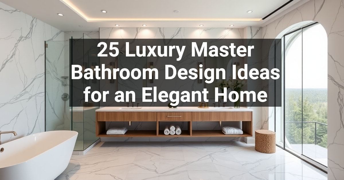 25+ Luxury Master Bathroom Design Ideas for an Elegant Home – Engineers and Architects of America