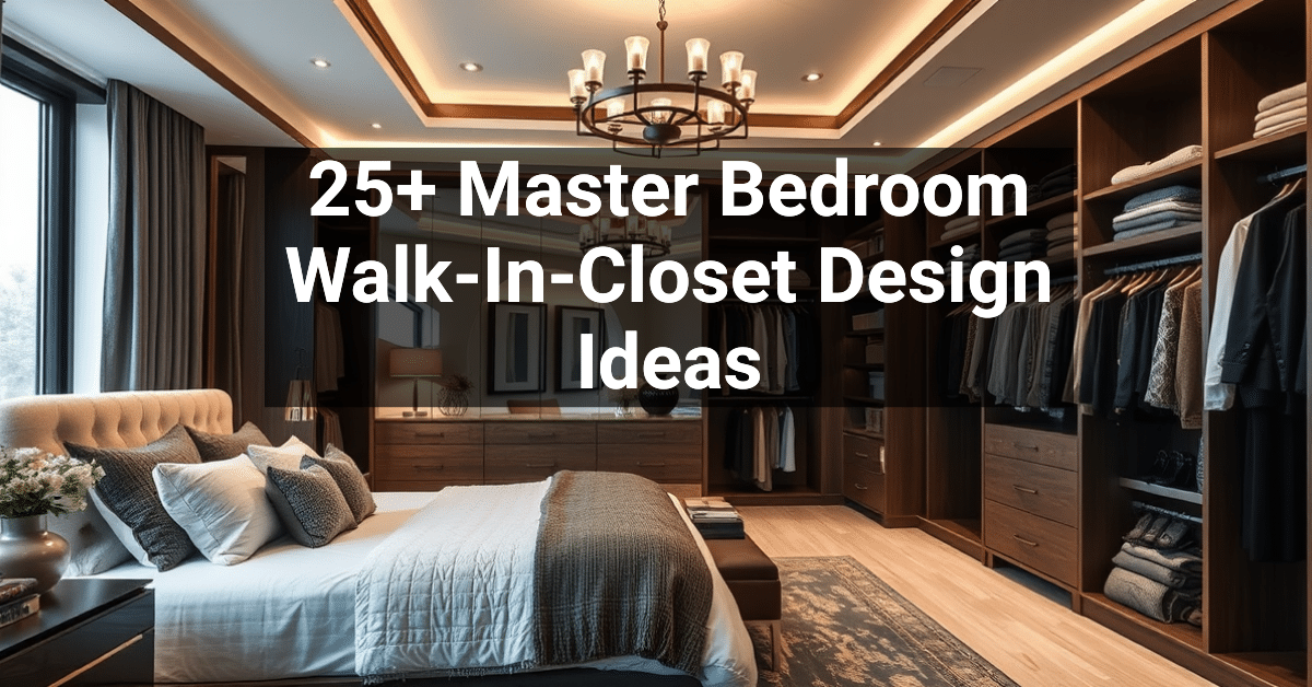 25+ Master Bedroom Walk-In-Closet Design Ideas – Engineers and Architects of America