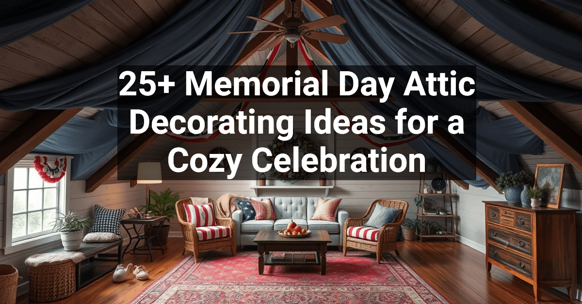 25+ Memorial Day Attic Decorating Ideas for a Cozy Celebration – Engineers and Architects of America
