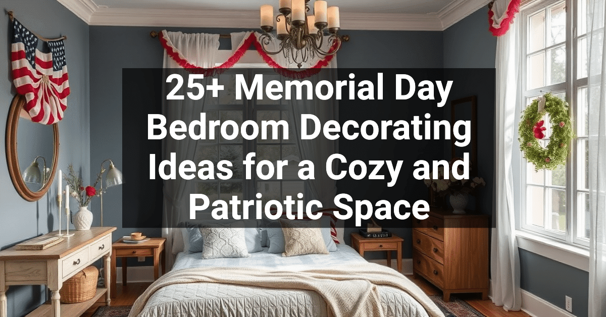 25+ Memorial Day Bedroom Decorating Ideas for a Cozy and Patriotic ...
