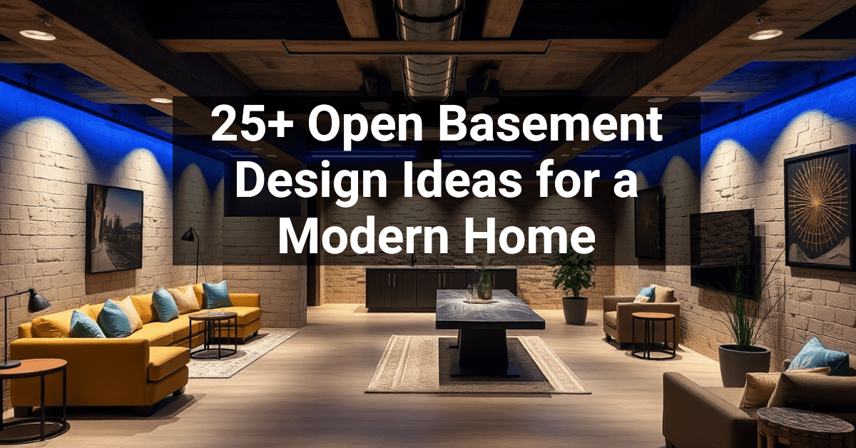 25+ Open Basement Design Ideas for a Modern Home – Engineers and ...