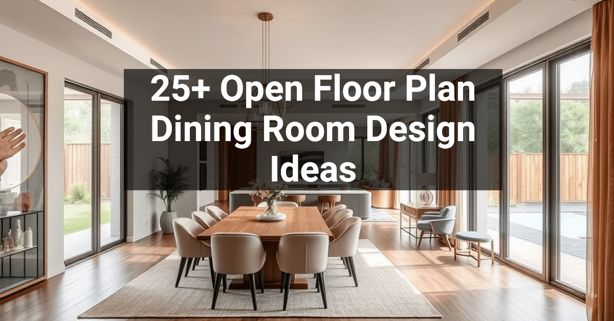25+ Open Floor Plan Dining Room Design Ideas – Engineers and Architects ...