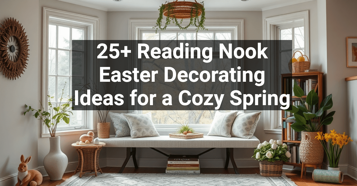 25+ Reading Nook Easter Decorating Ideas for a Cozy Spring – Engineers ...