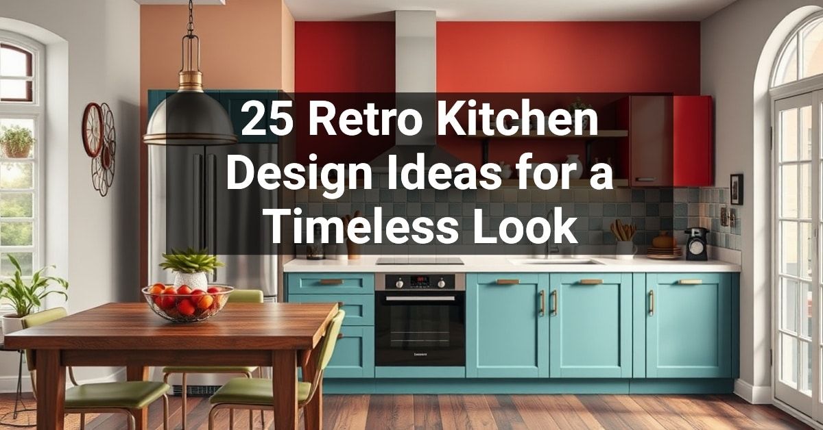 25+ Retro Kitchen Design Ideas for a Timeless Look – Engineers and ...