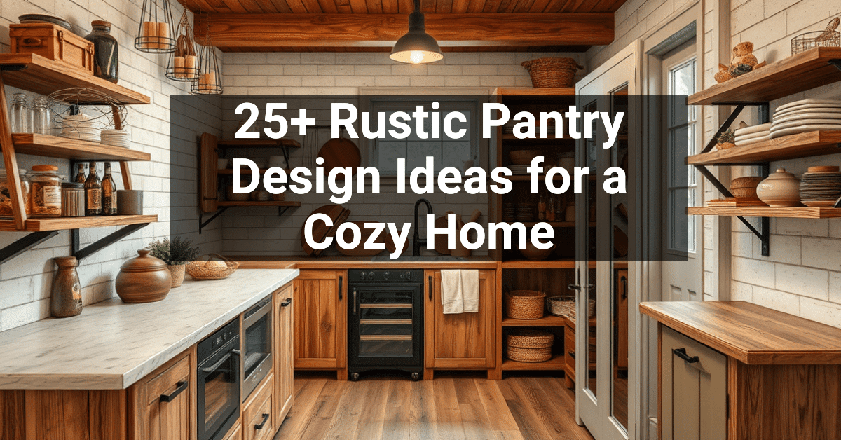 25+ Rustic Pantry Design Ideas for a Cozy Home – Engineers and ...