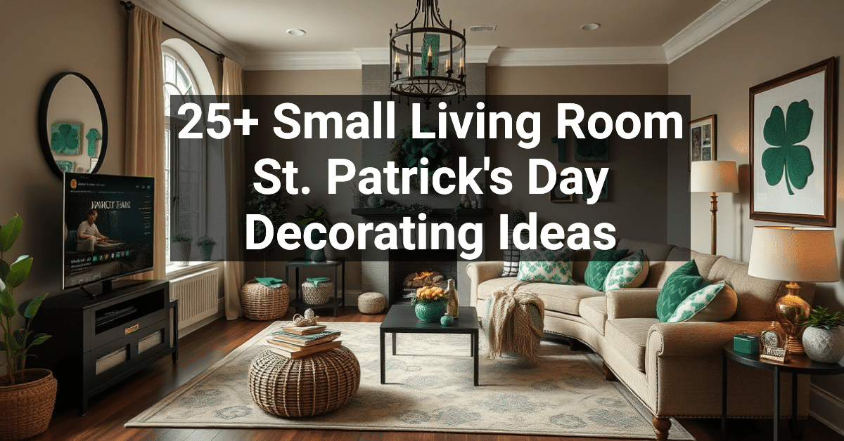 25+ Small Living Room St. Patrick’s Day Decorating Ideas – Engineers ...