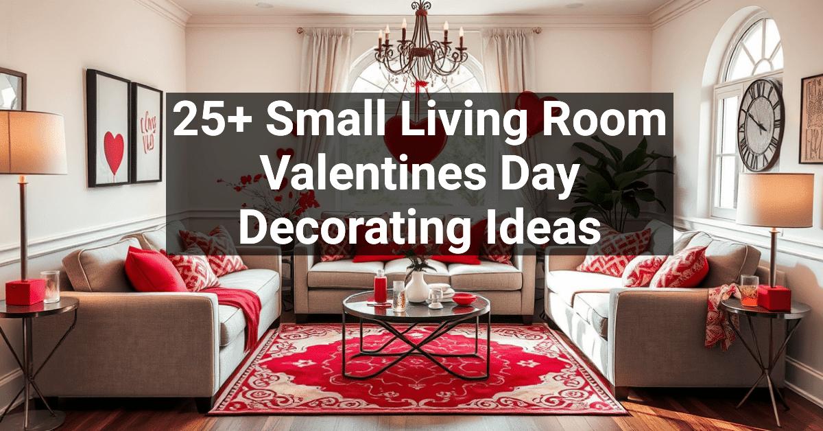 25+ Small Living Room Valentines Day Decorating Ideas – Engineers and ...