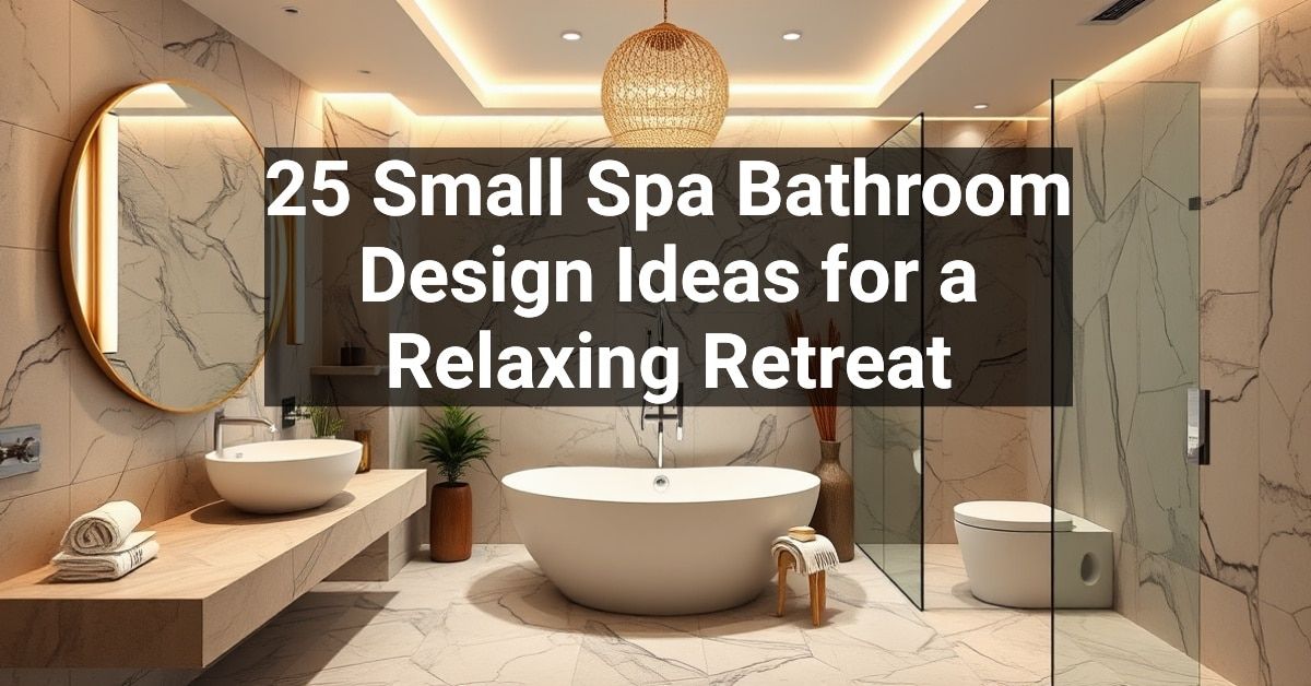 25+ Small Spa Bathroom Design Ideas for a Relaxing Retreat – Engineers ...